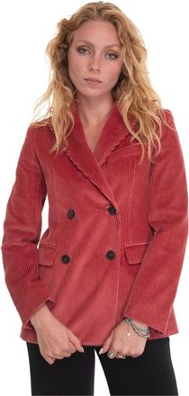 Max Mara Katanga Zweireiher-Sakko - - Jackets - Damen - Rot - L