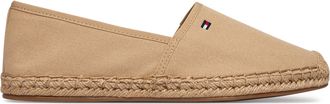 Tommy Hilfiger Espadrilles Tommy Hilfiger Flag Canvas Espadrille FW0FW08541 Beige