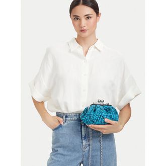 Max Mara Handtasche Weekend Max Mara 2615511085650 T&uuml;rkisfarben