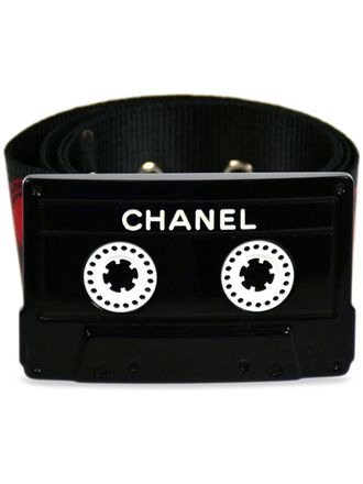 Chanel ceinture Cassette Tape (2004) - Noir