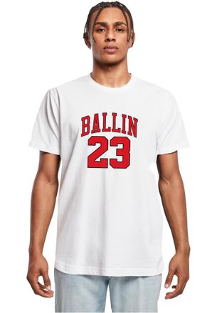 Mister Tee Herren T-Shirt Ballin 23 Tee, T-Shirt mit Fotoprint für Männer, Graphic T-Shirt, Streetwear
