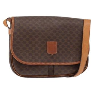 Celine Sac bandouli&egrave;re vintage en plastique Pre-owned - Femme - Pre-owned - Brun - Taille: ONE Size