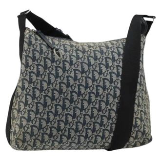 Dior Pre-owned Trotter Canvas Schultertasche - - Pre-owned - Damen - Blau - ONE SIZE