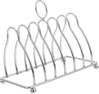 Angoily Edelstahl Brothalter mit Mehrschichtigem Design Platzsparend und Rostfrei Vielseitiges Regal für Brot Toast und Scheiben Praktischer Küchenorganizer f