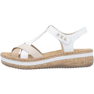 Rieker Sandale Compens&eacute;e Cuir Massa