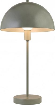 Licht-Erlebnisse Tischleuchte Gr&uuml;n 46 cm hoch Pilzleuchte Bauhaus Metall Tischlampe Wohnzimmer Schreibtischlampe