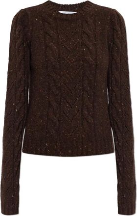 Max Mara Pull Samba en Laine - Femme - Pulls - Brun - Taille: 36 FR