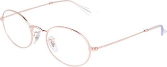 Ray-Ban Ovale optische Brille - - Accessories - unisex - Rosa - 51 MM