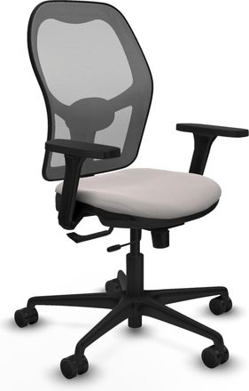 Piqueras y Crespo Schreibtischstuhl mit Rollen Jorquera mit 3D-Armen, h&ouml;henverstellbare Lendenwirbelst&uuml;tze, ausgestattet mit Syncro/Traslack und injiziertem Schaumstoff