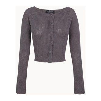 Cortana Sylvia Cardigan - - Knitwear - Damen - Grau - M