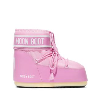 Moon Boot Icon Low Pink Nylon Boots