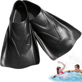 Generico Schwimmflossen, Trainingsflossen für Erwachsene, Schwimmflossen, rutschfest, für tägliches Training und Wettkampf