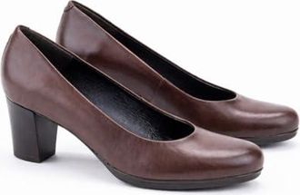 Lince Lince | Salon en cuir confortable | Semelle en caoutchouc | Semelle int&eacute;rieure en gel amovible | I97251 | Fabriqu&eacute; en Espagne, Marron (Bacardi), 36 EU