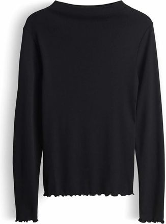 OPUS Langarmshirt - - Tops - Damen - Schwarzk - XL