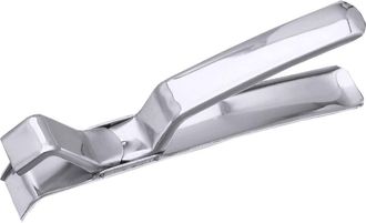 Contacto Edelstahl Zange für Pizzableche mit Federmechanismus