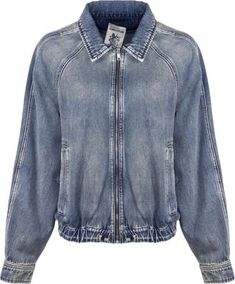 Semicouture Femme, Vestes, Bleu, Taille: 36 FR Denim Jacket