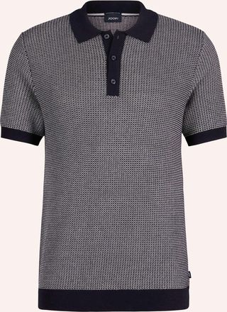 Joop Strick-Poloshirt Brianoro blau