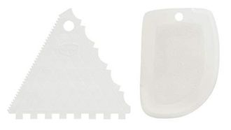 Dr. Oetker Tortenkamm und Teigschaber KÜCHENHELFER CLASSIC