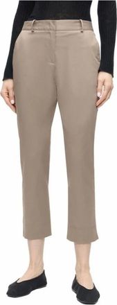 HUGO BOSS Femme, Pantalons, Brun, Taille: 48 FR Pantalon Tailleur Court Tapria