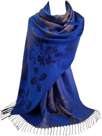 GFM &Eacute;charpe ch&acirc;le style pashmina &agrave; motif floral (FRL3), L