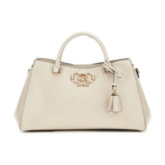 Guess Femme, Sacs, Brun, Taille: ONE Size Anadela 3 Compartiments Satchel Sac Taupe