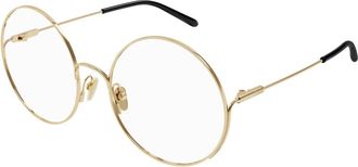 Chlo&eacute; unisex, Accessoires, Jaune, Taille: 56 MM Lunettes &agrave; monture ronde
