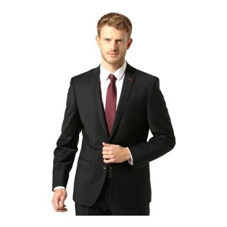 Roy Robson Slim Fit Stretch Jacke in Schwarz - - Jackets - Herren - Schwarzk - M