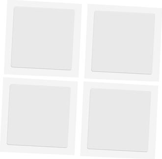 Angoily 4st&uuml;cke rutschfeste Tischbeinpolster Flexible Kratzfester Bodenschutz Verdickte Fu&szlig;abdeckungen Transparent