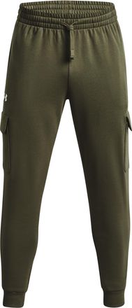 Under Armour Mens Standard Rival Fleece Cargo Jogger, (390) Marine OD Green / / White, X-Large