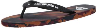 Quiksilver Herren Molokai Marled Badeschuhe, Black/Blue/Red, 40 EU