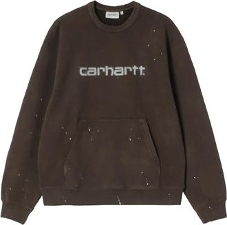 Carhartt Work in Progress Homme, Sweatshirts et sweats &agrave; capuche, Brun, Taille: L Painter SweaT-shirt