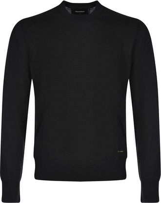 Dsquared2 Rundhalspullover - Schwarz
