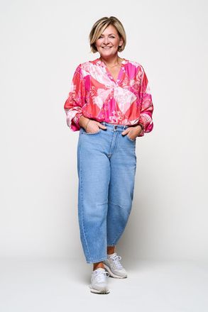 Mart Visser Caroline Tensen Malm&ouml; Bluse Rosa/Mehrfarbig