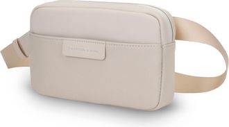 Kapten & Son Bauchtasche Bergen Crossbody Sandstone 0,8 L | Bauchtasche Damen & Herren | Handtasche Beige | Umhängetasche klein | ideal für Reisen, Alltag, City