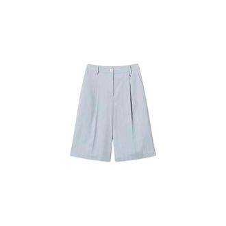 Twinset Femme, Shorts, Bleu, Taille: 42 FR Bermuda &agrave; rayures