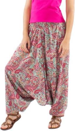 Coline Sarouel Femme 3 en 1 bohème - Couleur : Menthe - Taille Unique