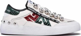 Emanuelle Vee Femme, Chaussures, Blanc, Taille: 36 EU Baskets