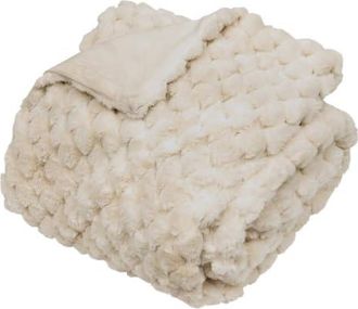 Atmosphera Atmosphera - Plaid Adriel Beige 230x180cm