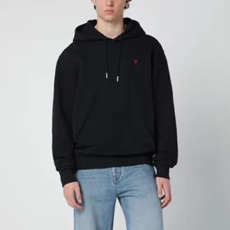 Ami Schwarzer Ami De Coeur Kapuzenpullover