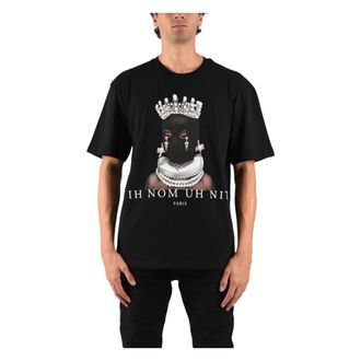 Ih Nom Uh Nit T-shirt en coton &agrave; col rond - Homme - Tops - Noir - Taille: XL