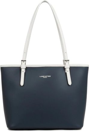 Lancaster Femme, Sacs, Bleu, Taille: ONE Size Sac cabas &eacute;paule Zipp&eacute;e M Smooth
