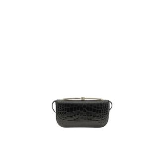 Tom Ford Krokodil-Pr&auml;gung Schultertasche - - Bags - Damen - Schwarzk - ONE SIZE