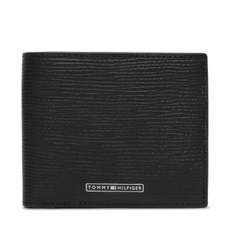 Tommy Hilfiger Geldb&ouml;rse Tommy Hilfiger Th Business Saffiano Cc And Coin AM0AM14784 Schwarz