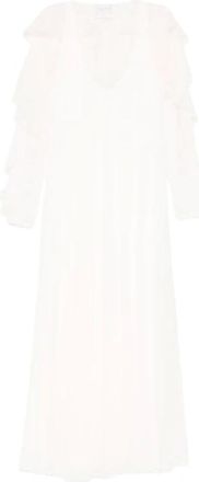 Forte_Forte Femme, Robes, Blanc, Taille: 38 FR Ruffled Layered Gown