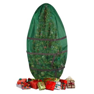 Generico Robuste Abdeckung f&uuml;r Weihnachtsbaum, vertikale Abdeckung f&uuml;r k&uuml;nstliche B&auml;ume, verstellbare vertikale Aufbewahrungsabdeckungen
