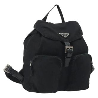 Prada Sac &agrave; dos vintage Pre-owned - Femme - Pre-owned - Noir - Taille: ONE Size