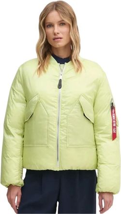 Alpha Industries Damen, Jacken, Gr&uuml;n, LGr&ouml;&szlig;e