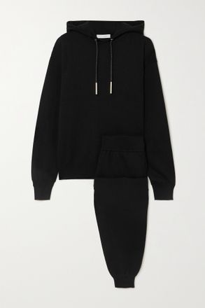 Olivia Von Halle Gia Berlin Jogginganzug Aus Einer Seiden-kaschmirmischung - Schwarz