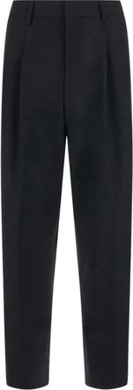 Nn.07 Weite Hose mit Bundfalten - - Trousers - Damen - Schwarzk - W32
