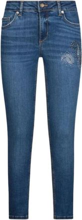 Liu Jo Femme, Jeans, Bleu, Taille: W30 Jean Skinny Bottom Up avec Strass